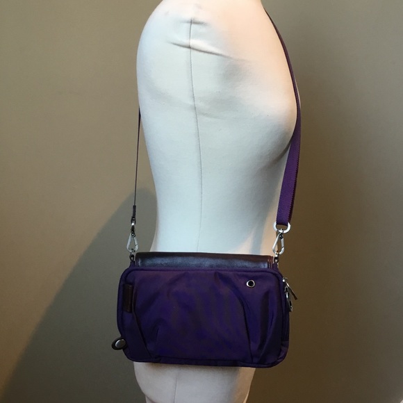 Mosey | Bags | Mosey Life Smiler Quilted Nylon Leather Crossbody Travel ...